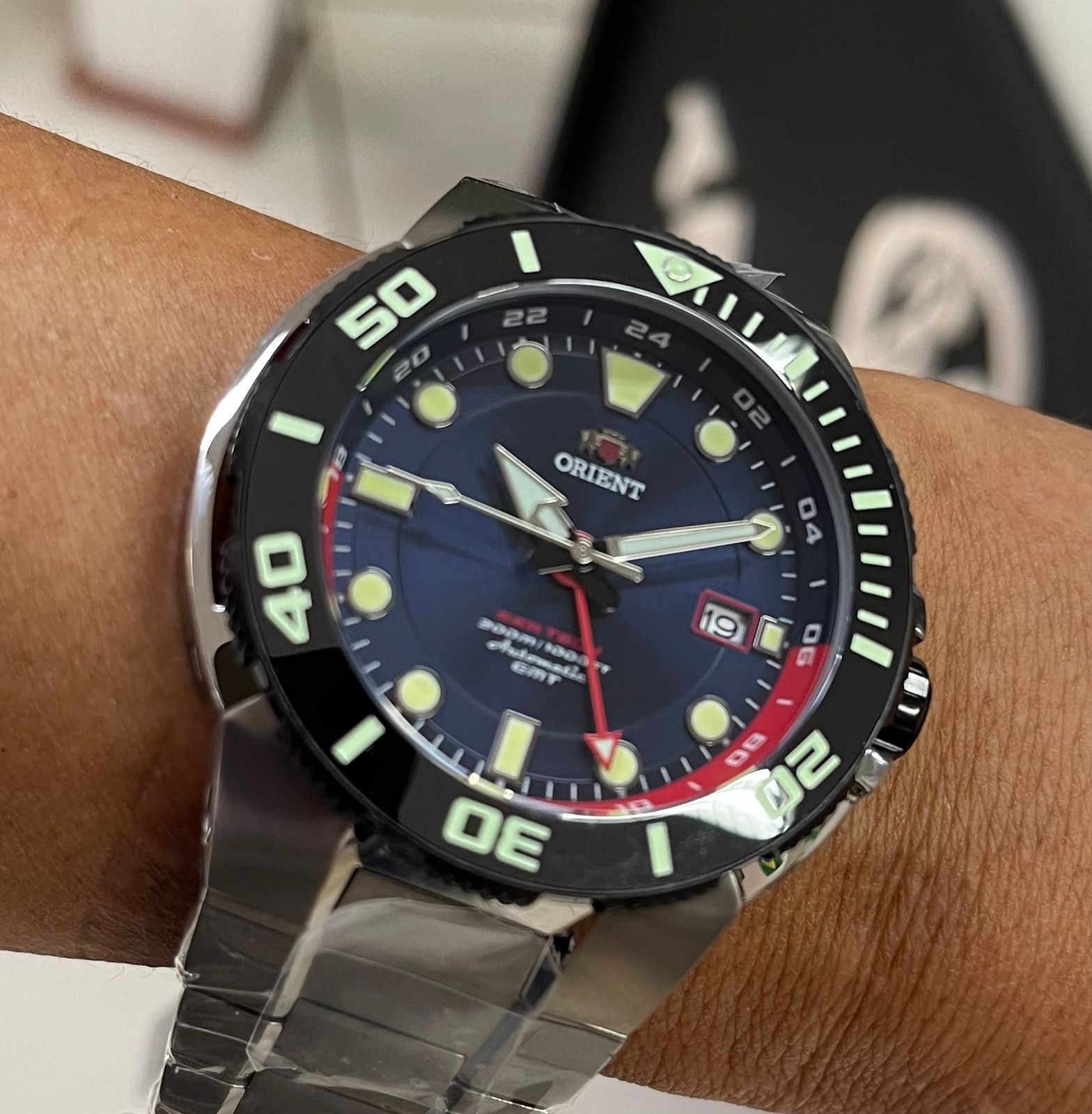 Orient Seatech titanium GMT NH3TT001 – Taniguchi Relógios