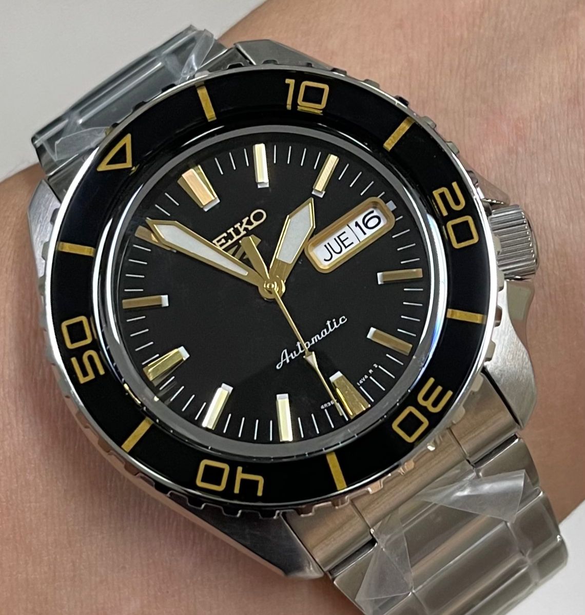 Seiko 5 Sports SRPK99 PRETO – Taniguchi Relógios