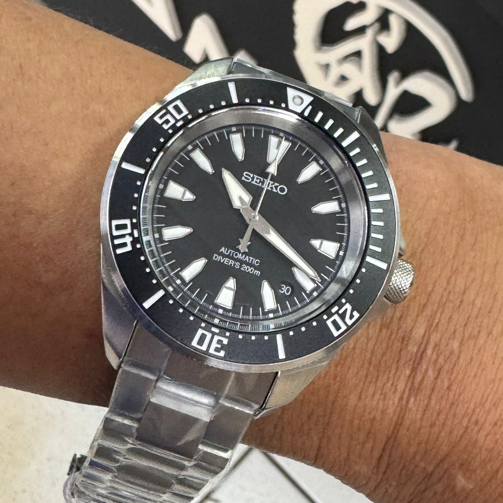 Seiko Automático Prospex New Samurai SRPL13 preto – Taniguchi Relógios