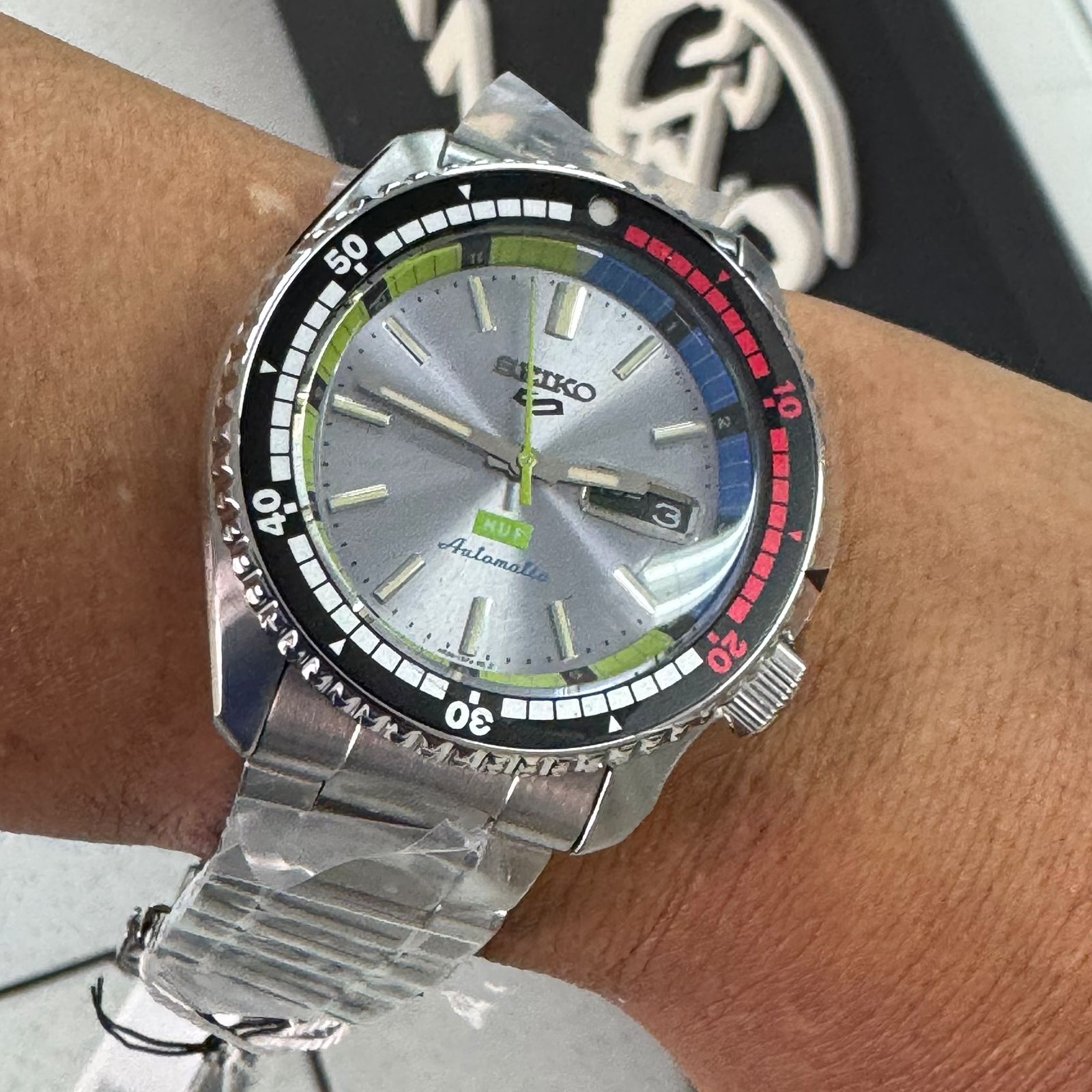 Seiko Automatico 5 Sports Edição Limitada HUF SRPL33 Prata – Taniguchi ...