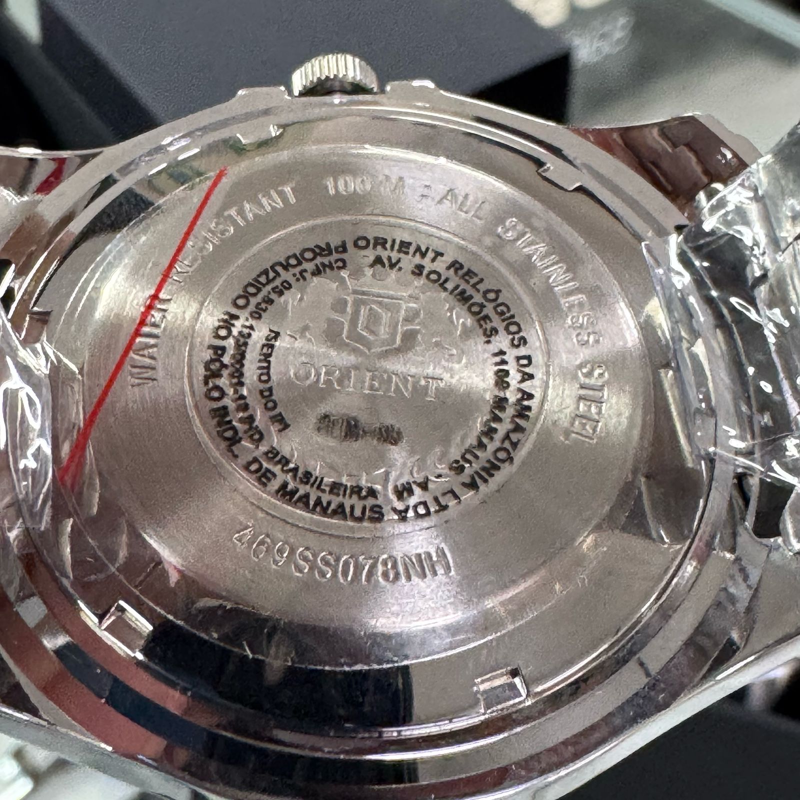 Orient 3 estrelas Automático 469ss078NH azul – Taniguchi Relógios